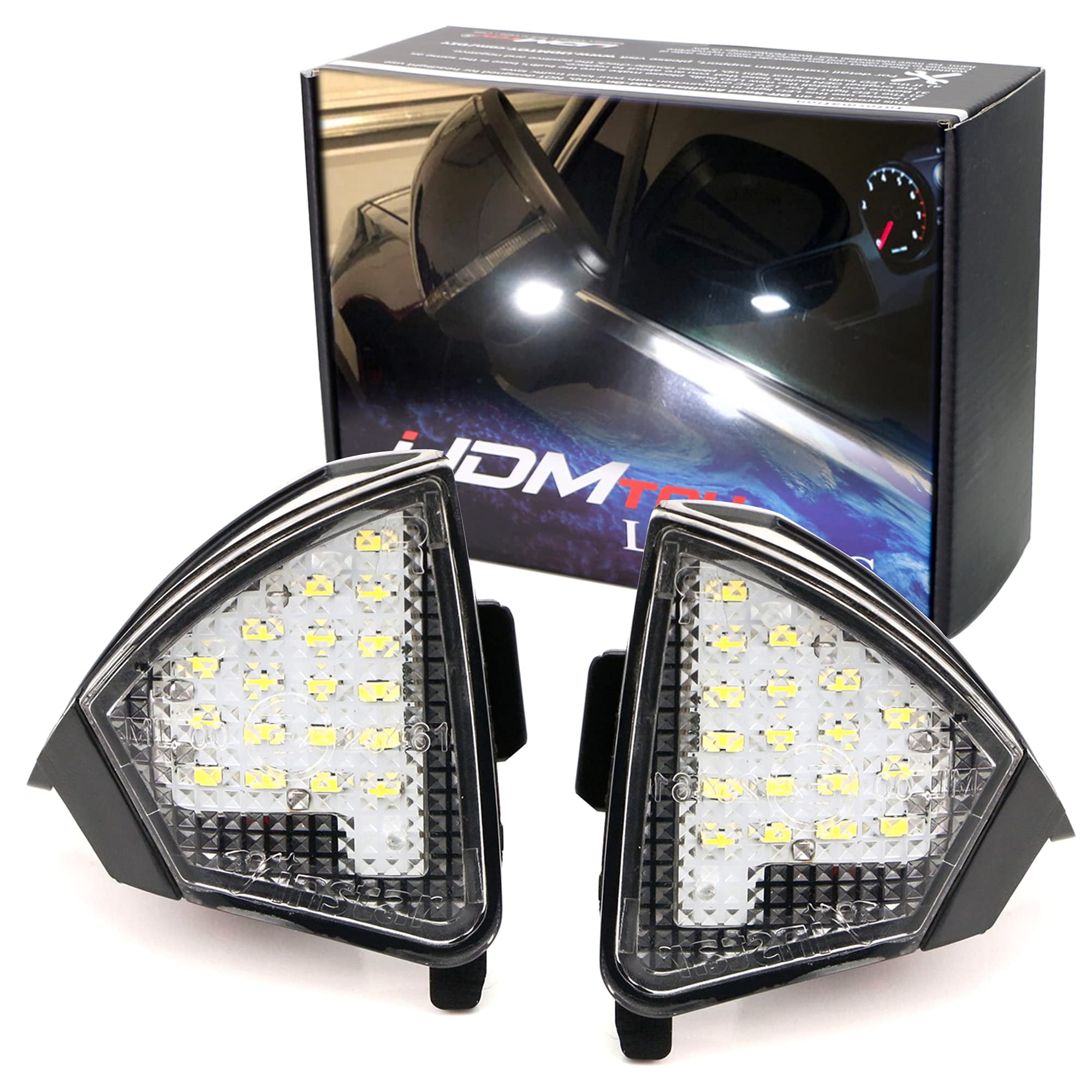 White LED Under Side Mirror Puddle Lights For Volkswagen MK5 Golf GTi ...