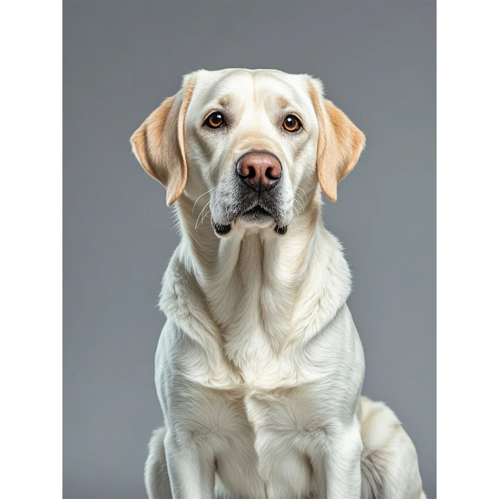 White Labrador Retriever Diamond Art 5D Diamond Painting DIY Kits Full ...