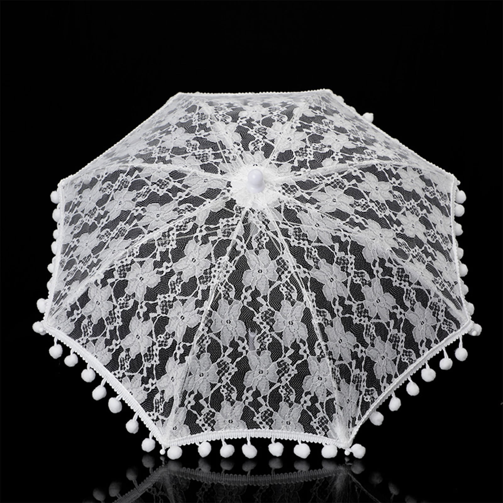 White Lace Decorative Umbrella, Photography Scene Prop Umbrella Small ...