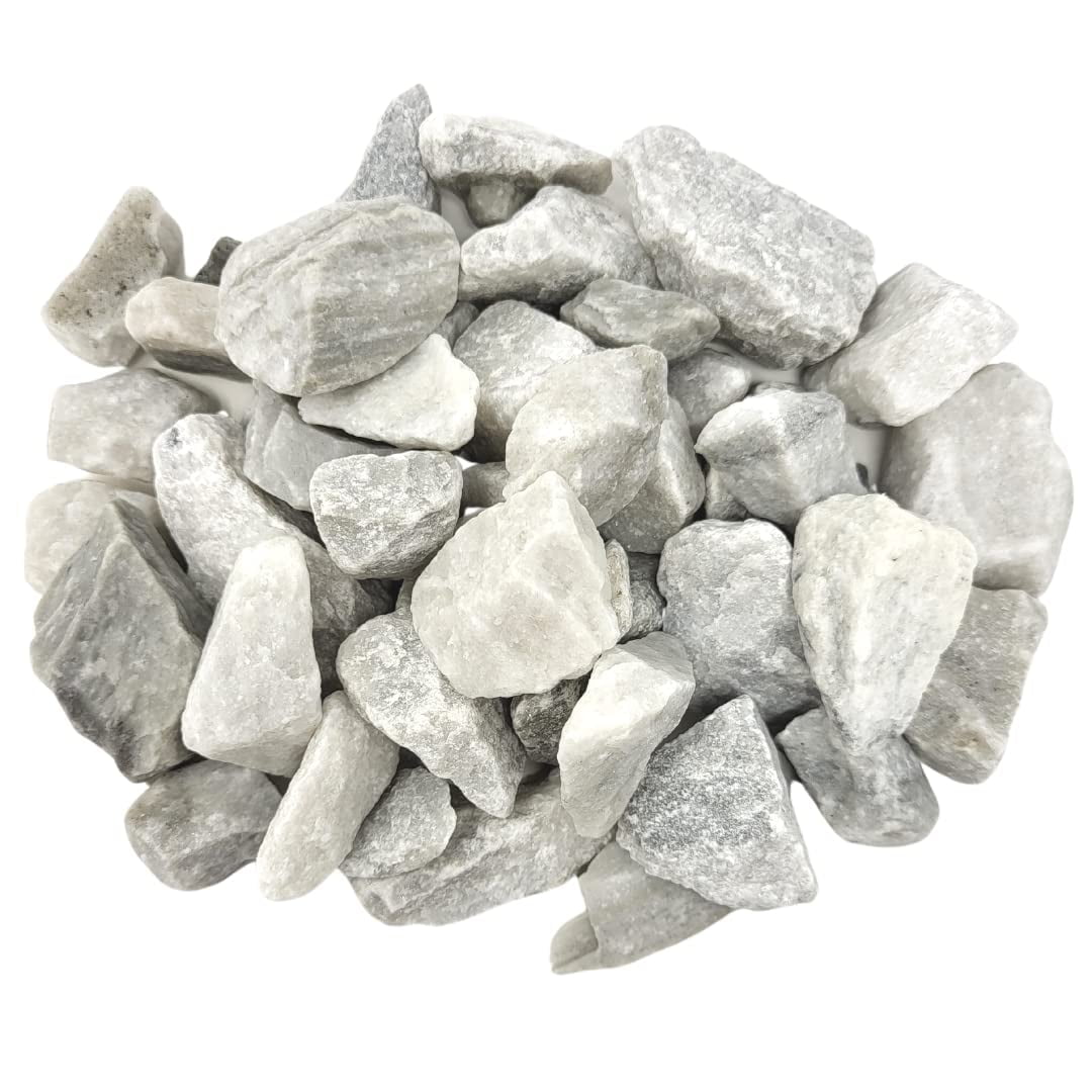 White Landscaping Rocks, White Gravel Marble Chips, 0.5 to 1.5 inches ...