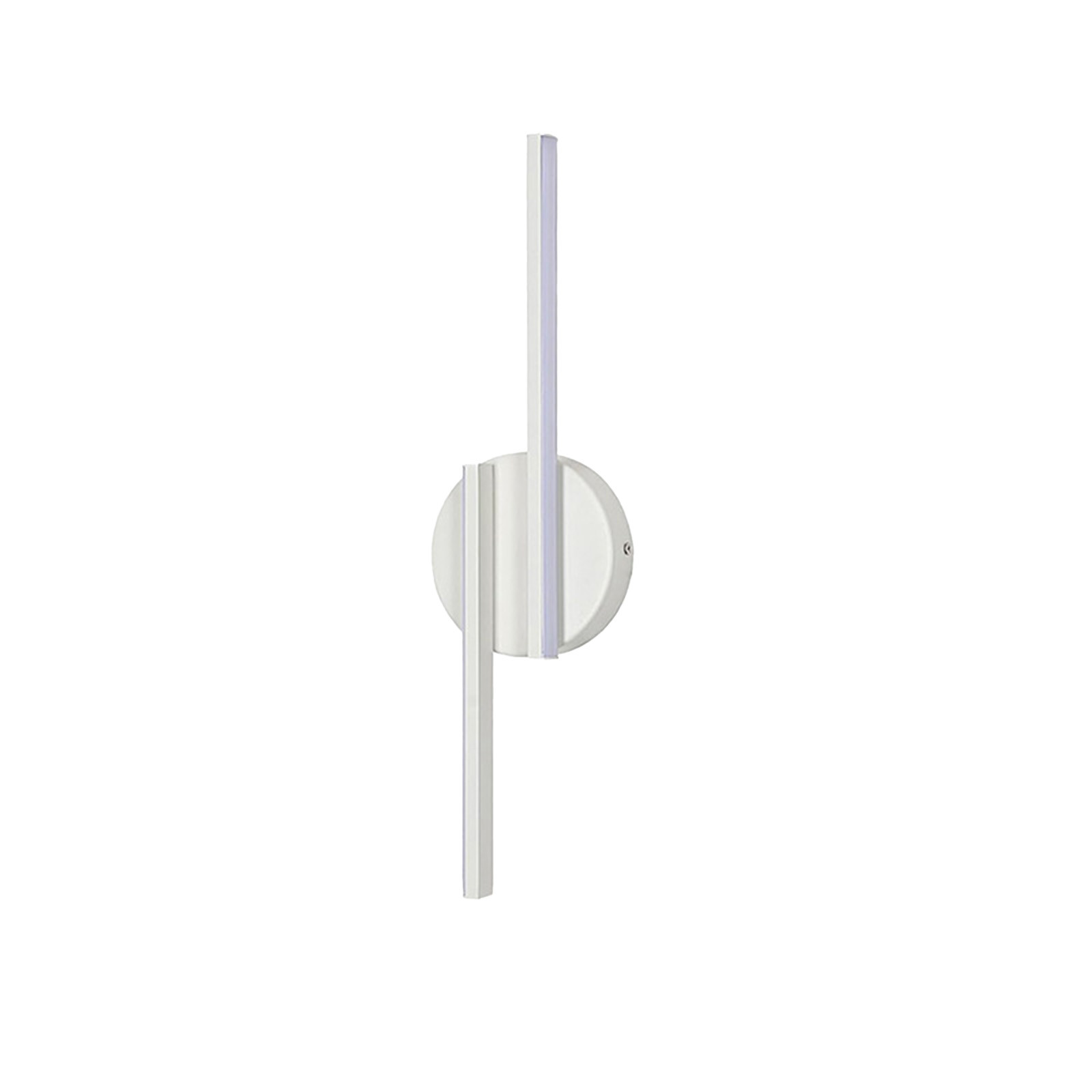 White Led Wall Light White LED Wall Light, Contemporary Bathroom Mirror ...