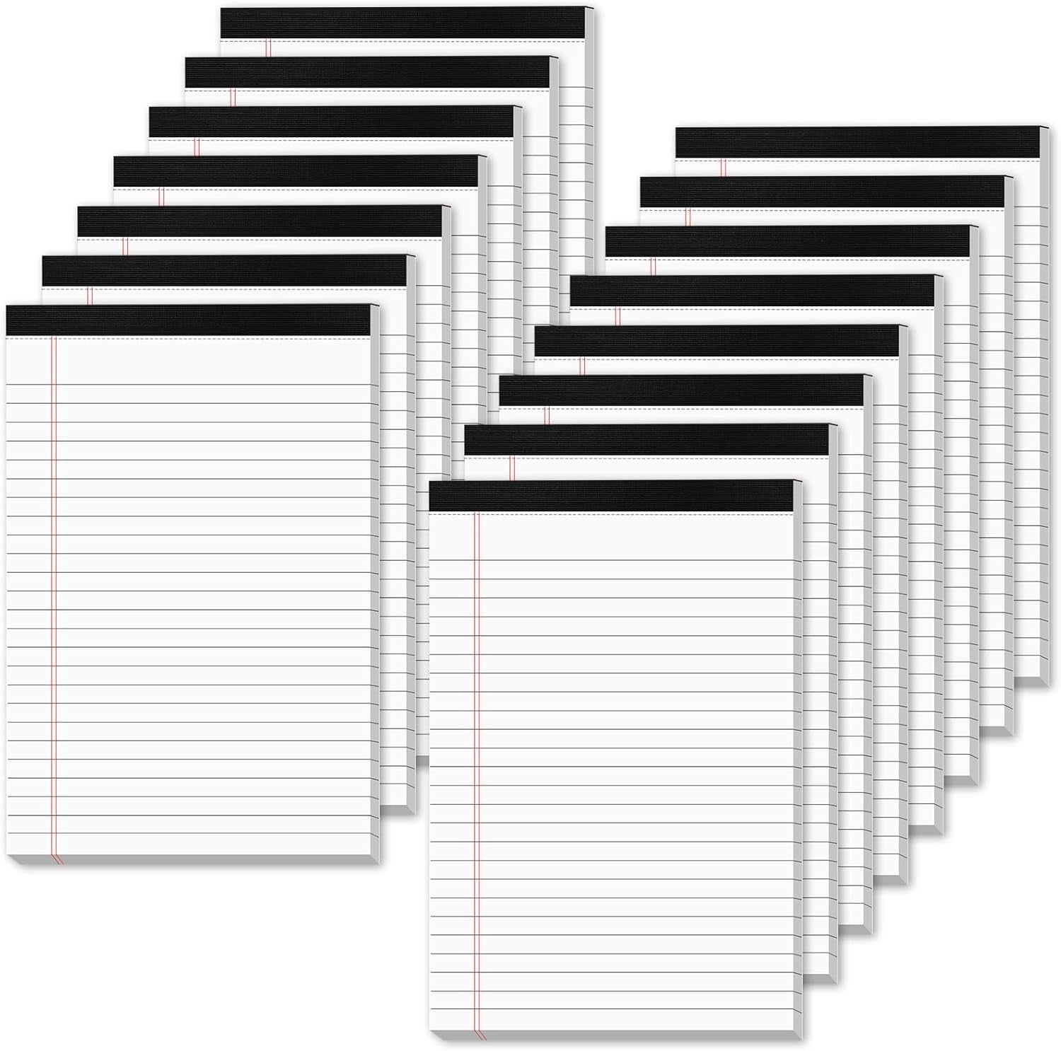 White Legal Pads 5x8 Small Note Pads 5x8 College Ruled Paper Tablets 15 ...