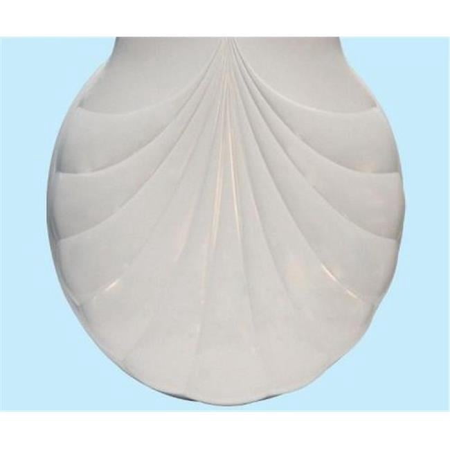 White Lift and Clean Toilet Seat With Shell Design Cover - Walmart.com