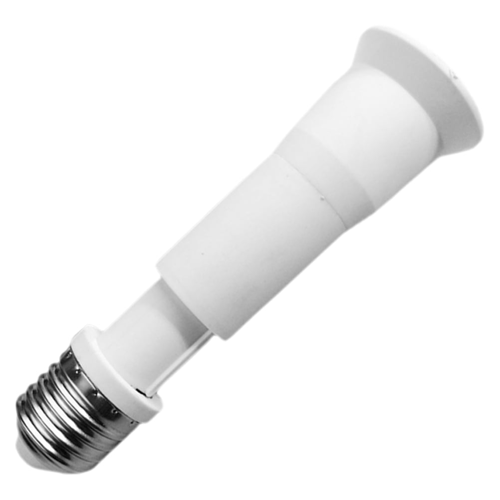 White Light Bulbs Adapter E27 Socket Converter Extension Extender ...