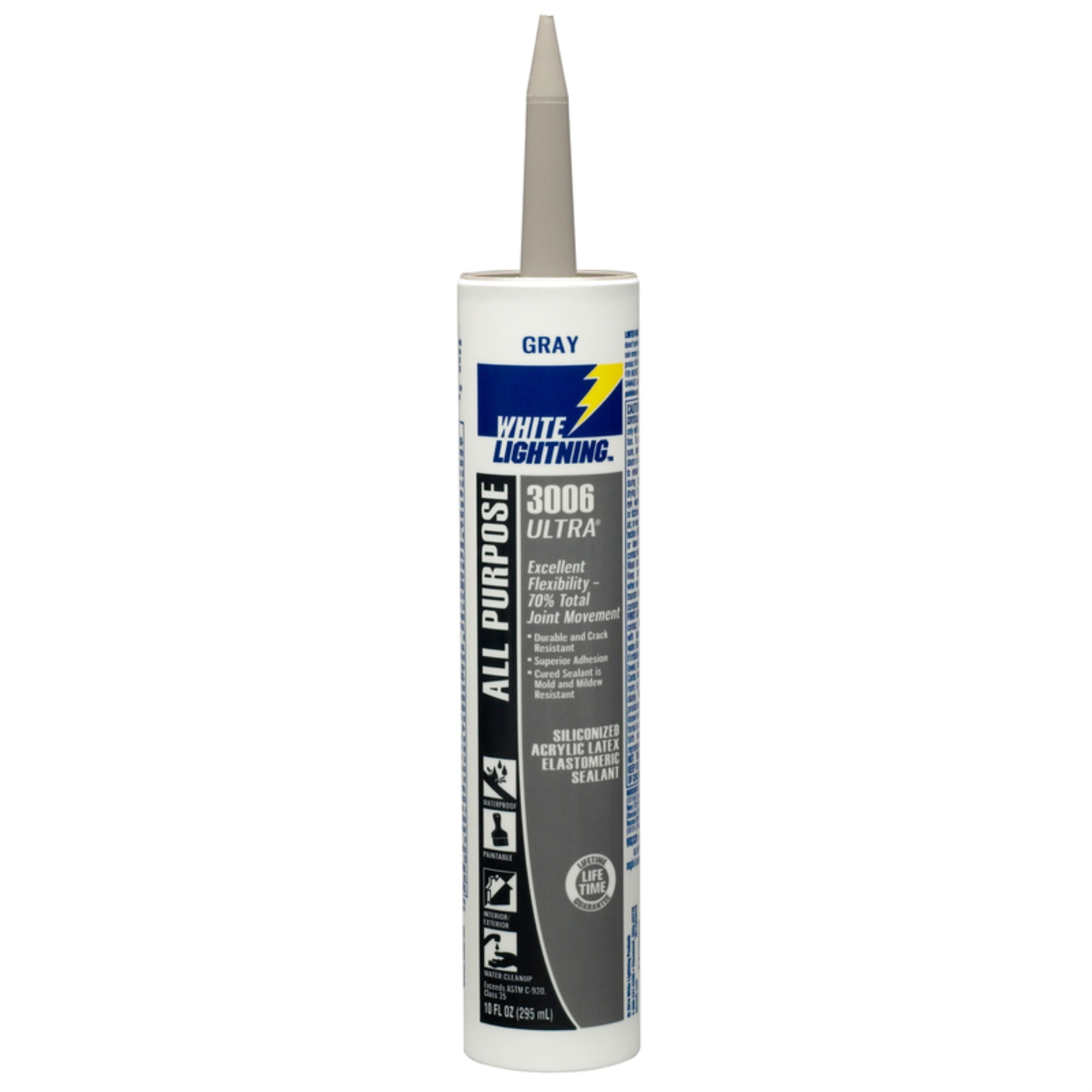 White Lightning Hybrid Sealant,Almond,3006 Ultra W11002010 - Walmart.com
