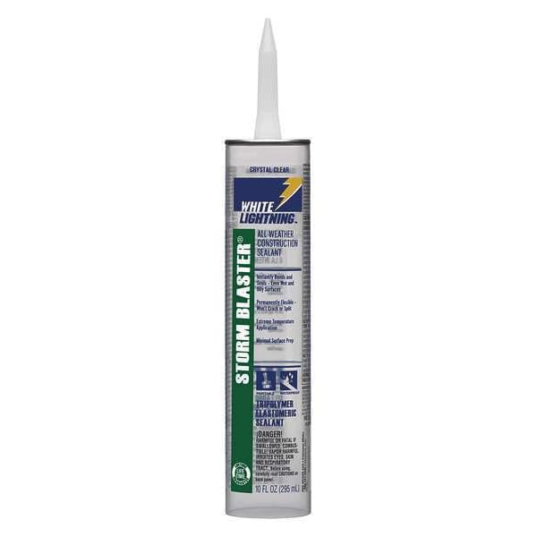 White Lightning Hybrid Sealant,White,Storm Blaster W41000010 - Walmart.com