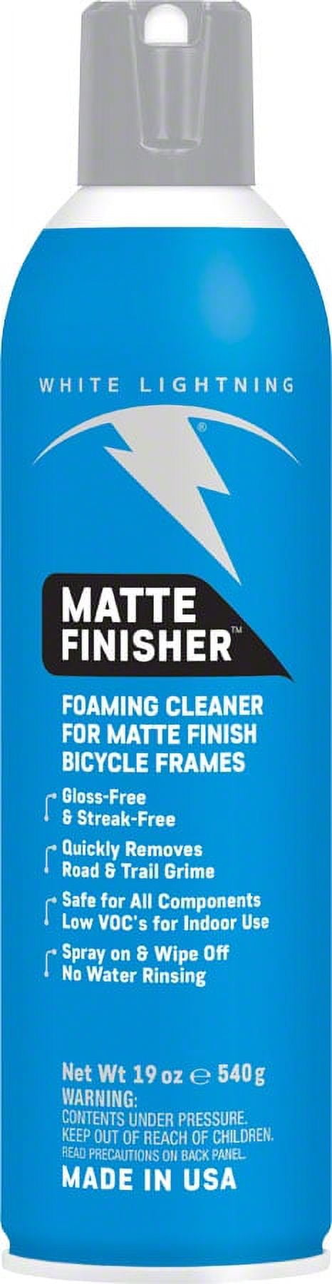 White Lightning Matte Finisher Bike Cleaner, 19oz Aerosol - Walmart.com