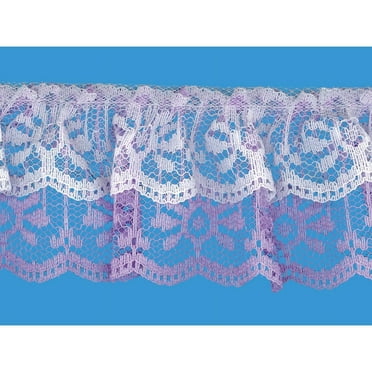 Wyla Red Ruffled Lace Trim 90 feet - Walmart.com