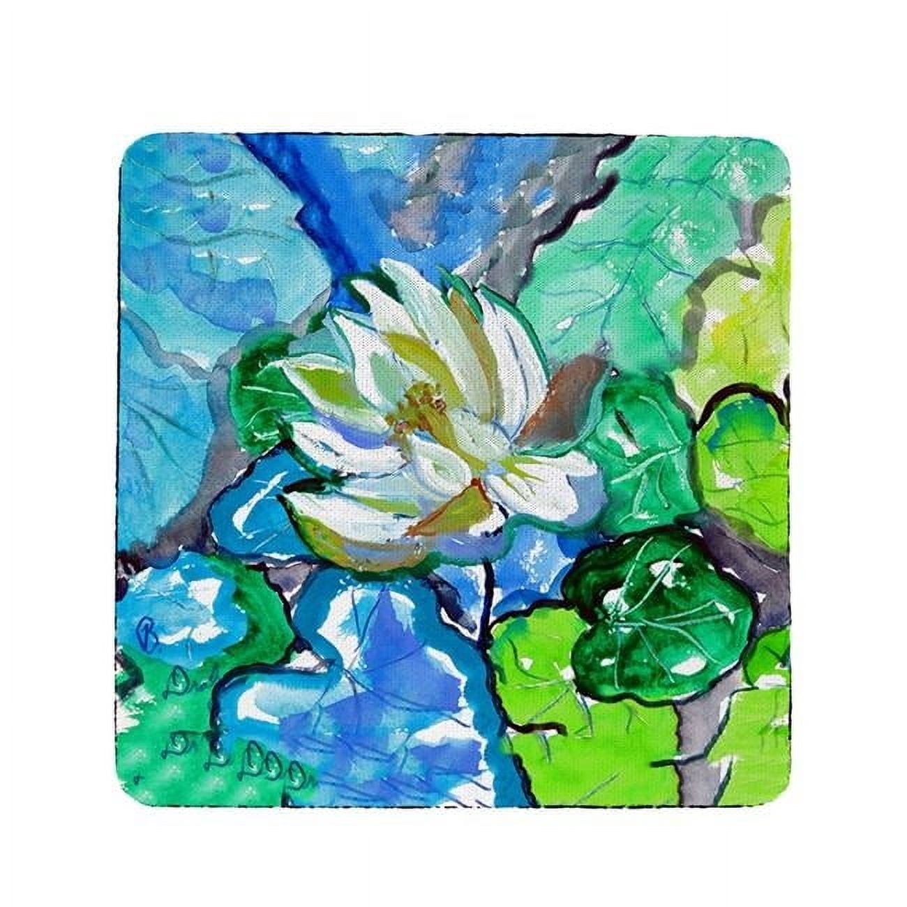 White Lily Flower Coaster - Set of 4 - Walmart.com