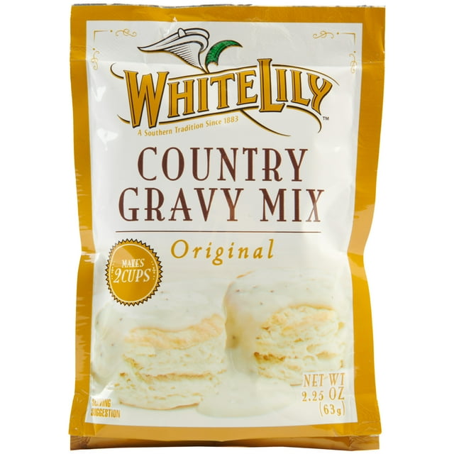 White Lily Original Country Gravy Mix, 2.25 oz Envelope - Walmart.com