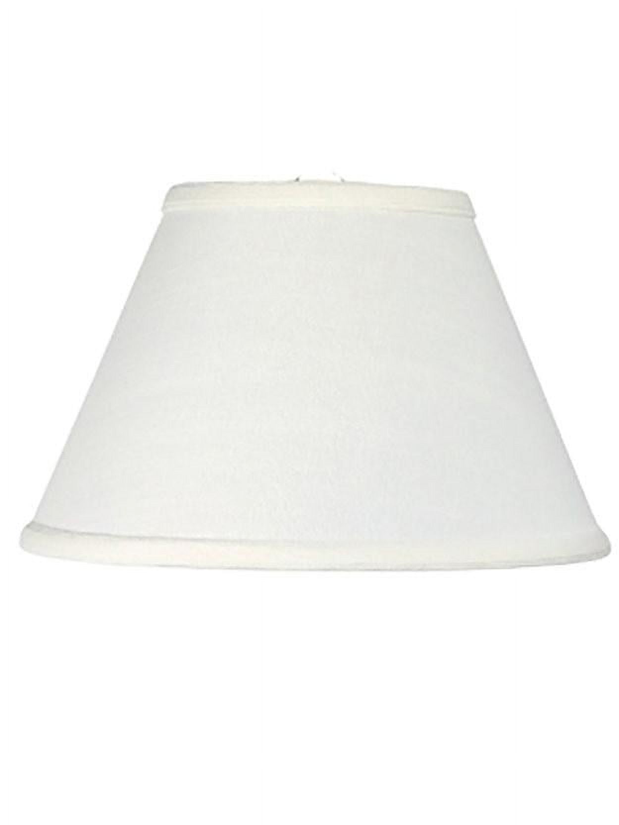 White Linen 12 Inch Empire Lamp Shade Replacement with Matching Harp ...