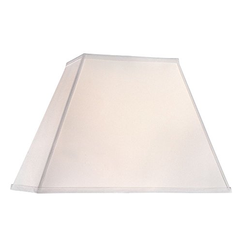 White Linen Rectangle Lamp Shade with Spider Assembly - Walmart.com