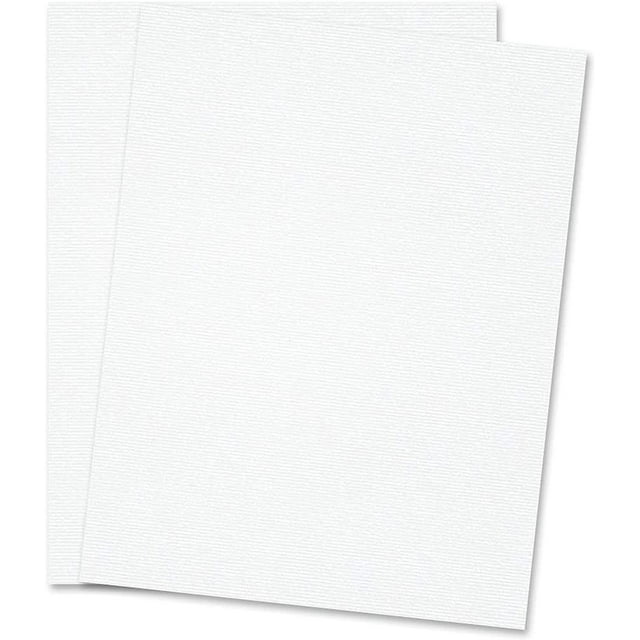White Linen Textured 8 1/2 X 11 Inches Card Stock 80Lb. - 25 Papers Per ...