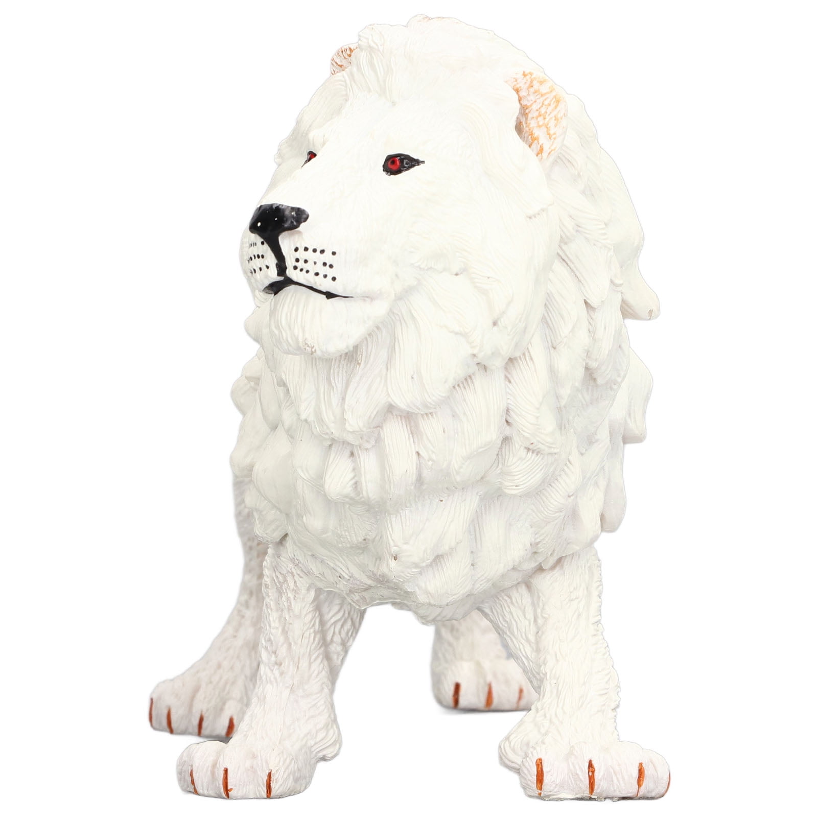 White Lion Figurines Toys for Kids Hand Colored Lion Figurine Exercise ...
