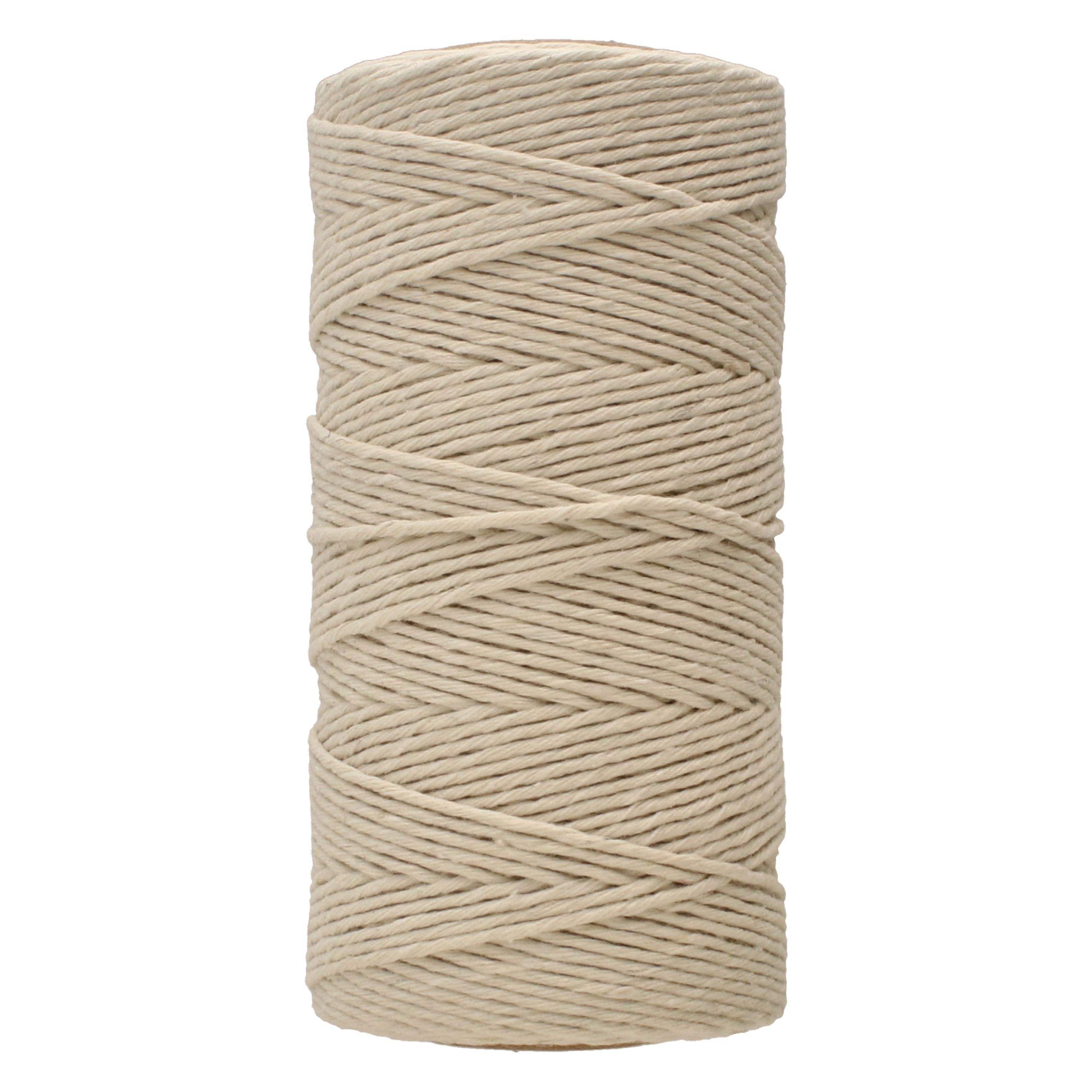 White Lion Macramé Cord – Cotton Rich Macrame Rope, 1 mm, 300 Feet ...