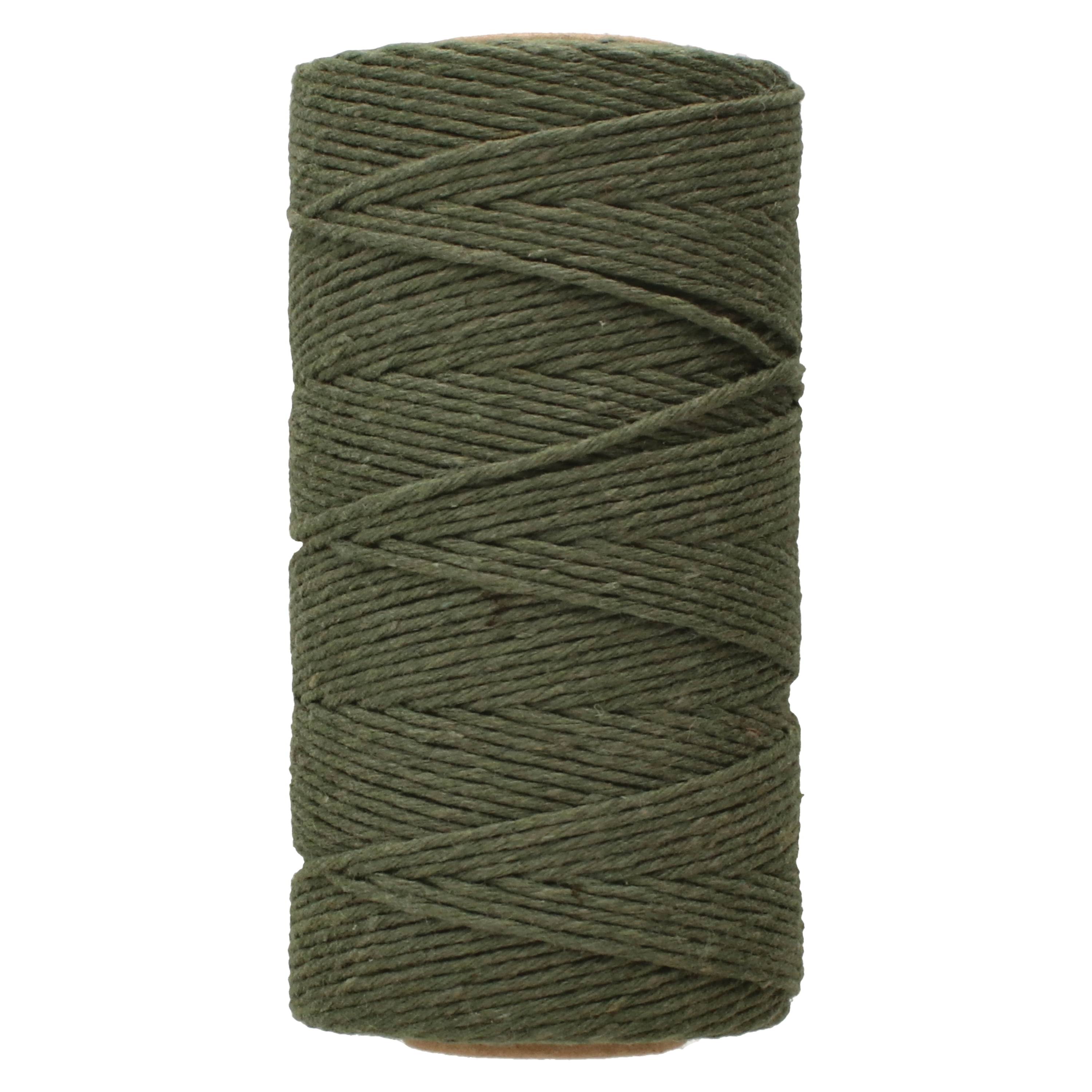White Lion Macramé Cord – Cotton Rich Macrame Rope, 1 mm, 300 Feet ...