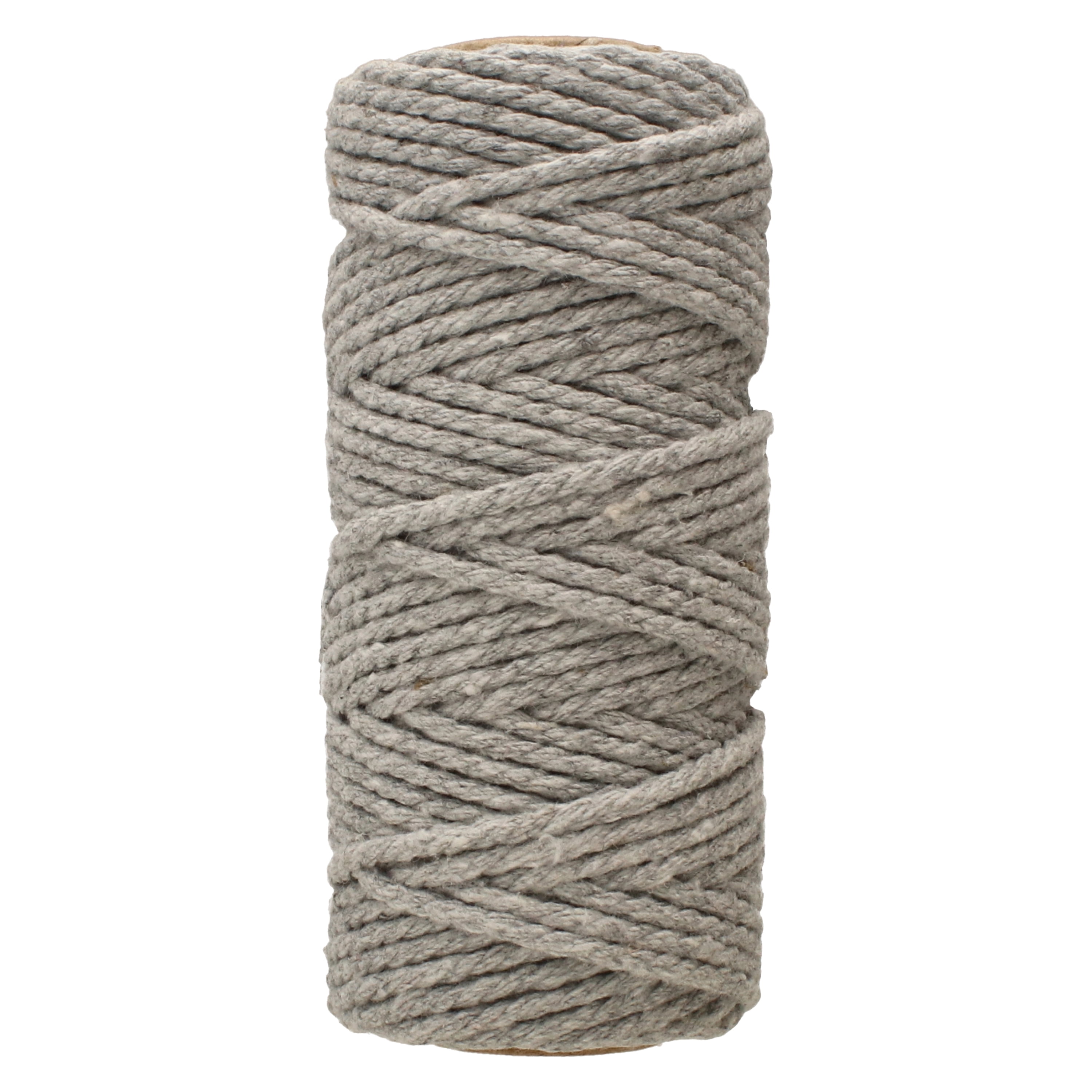 White Lion Macramé Cord – Cotton Rich Macrame Rope, 2 mm, 100 Feet ...