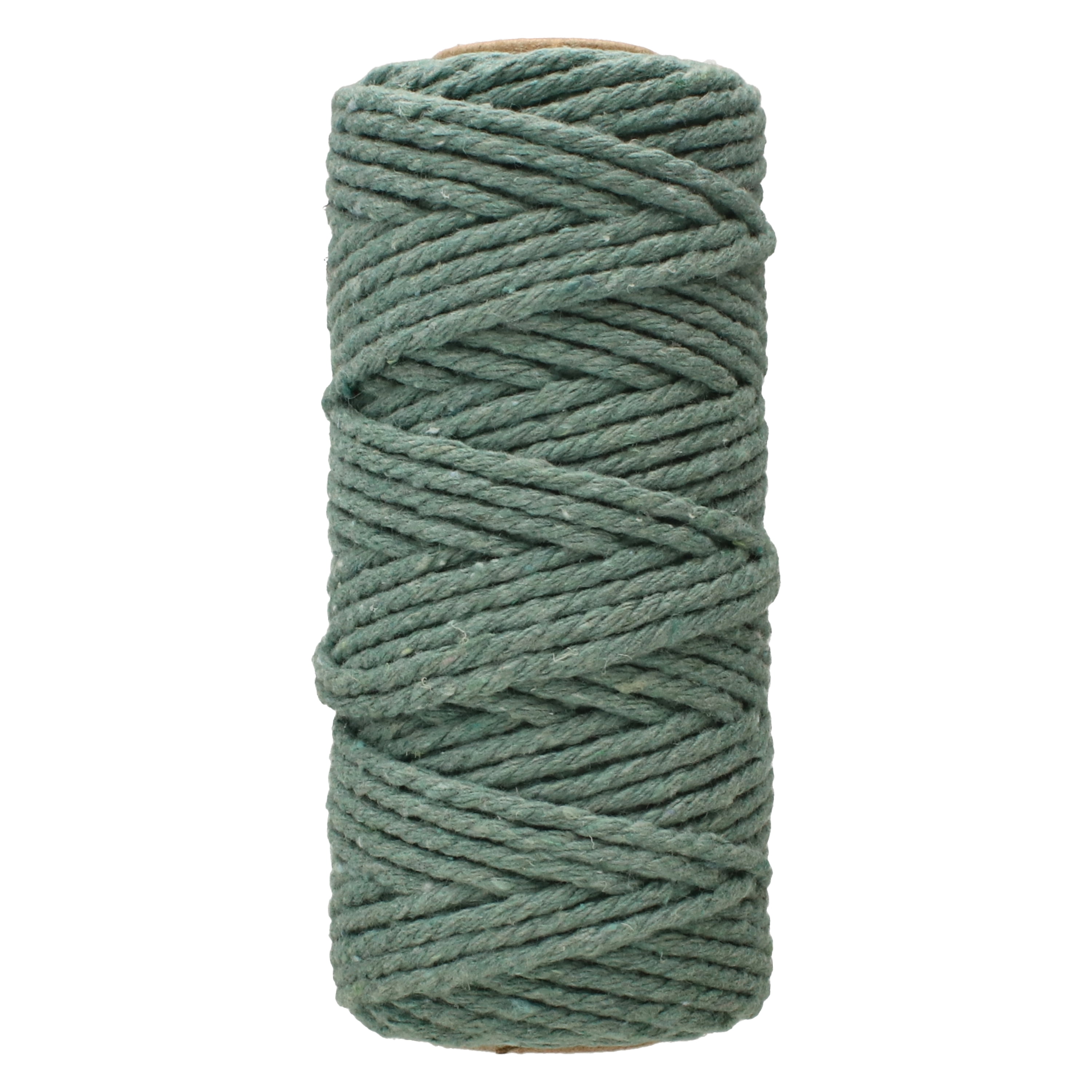 White Lion Macramé Cord – Cotton Rich Macrame Rope, 2 mm, 100 Feet ...
