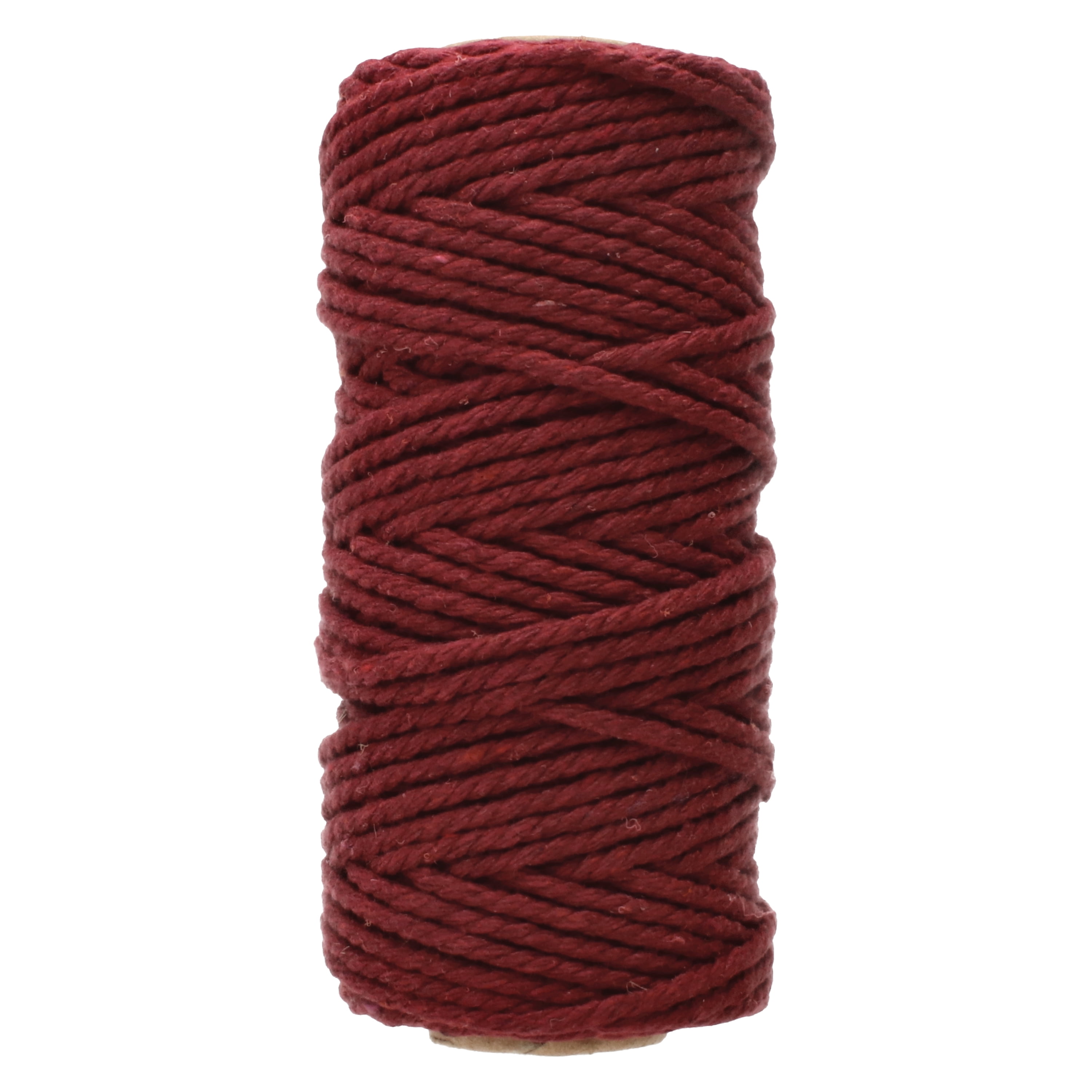 White Lion Macramé Cord – Cotton Rich Macrame Rope, 2 mm, 100 Feet ...