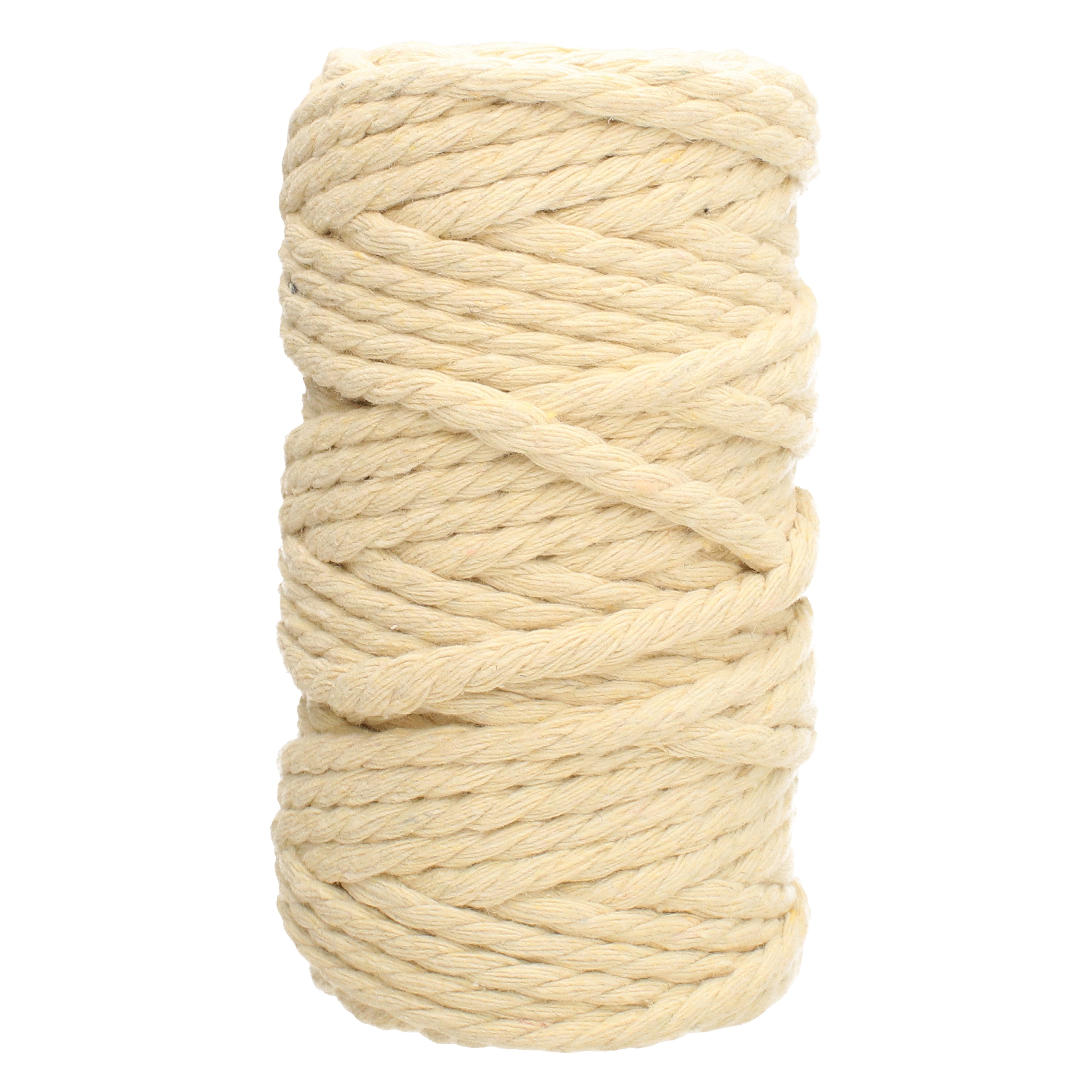 White Lion Macrame Cord - 80% Cotton & 20% Polyester - 4mm, 75 Foot ...