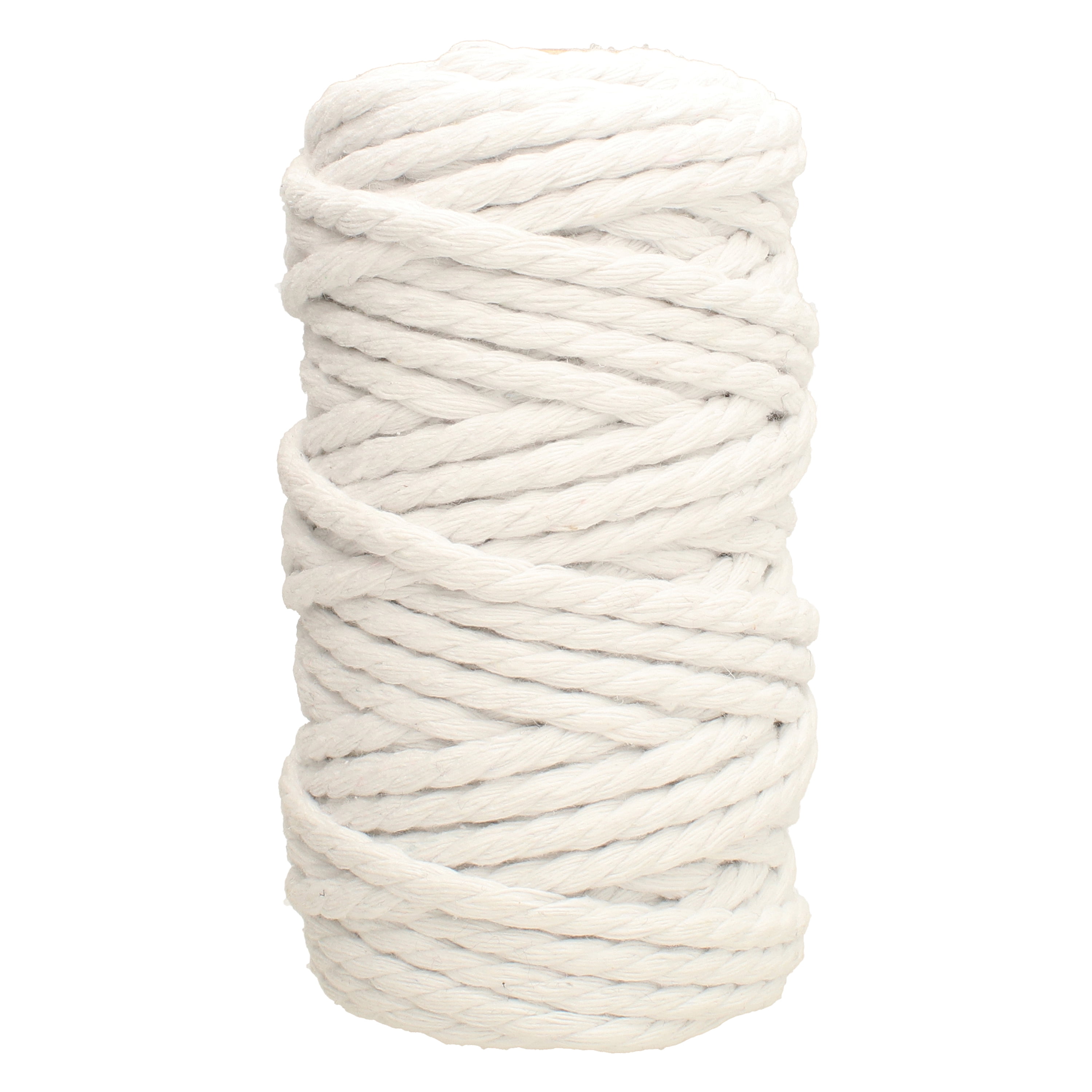 White Lion Macramé Cord – Cotton Rich Macrame Rope, 4 mm, 75 Feet ...
