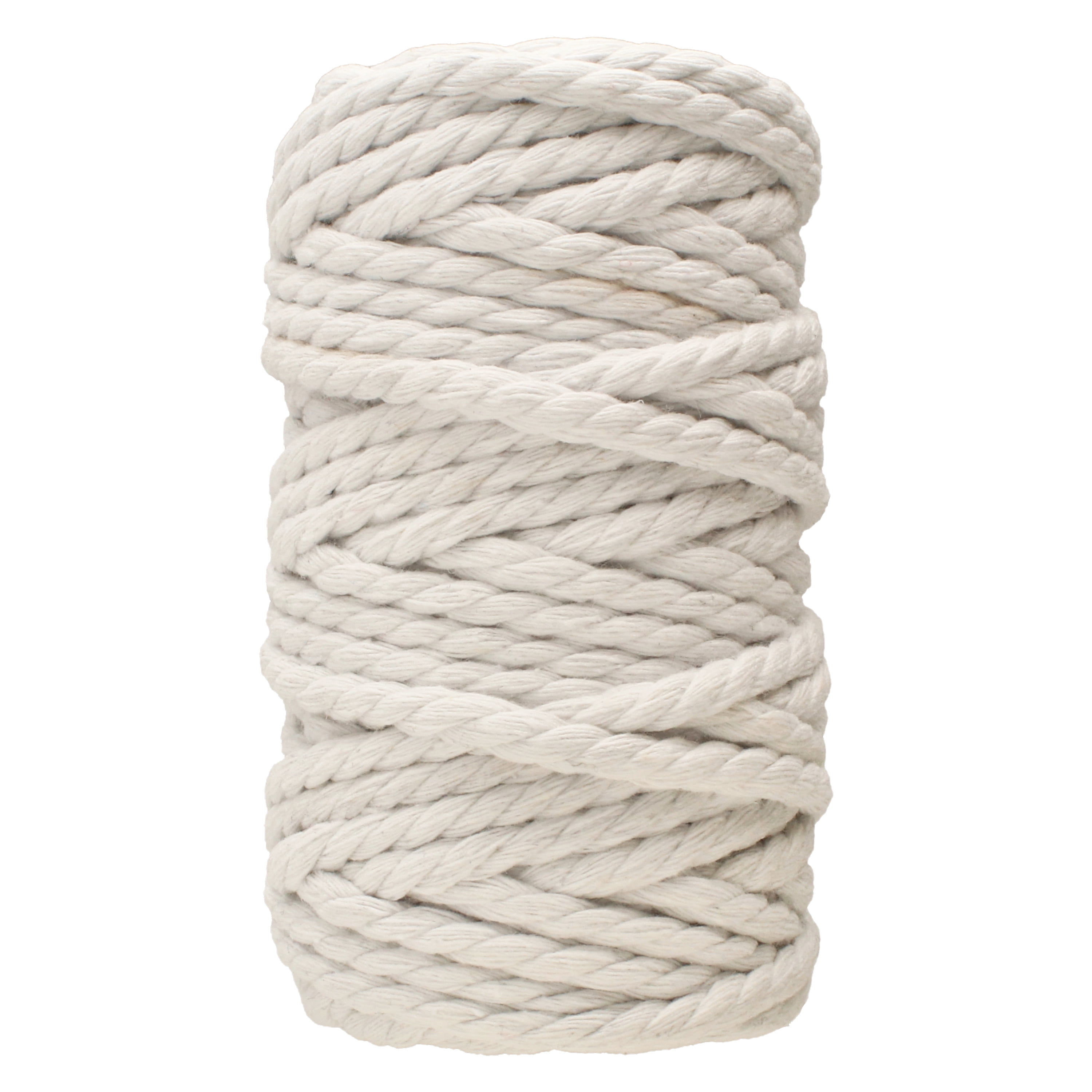 White Lion Macramé Cord – Cotton Rich Macrame Rope, 6 mm, 50 Feet ...