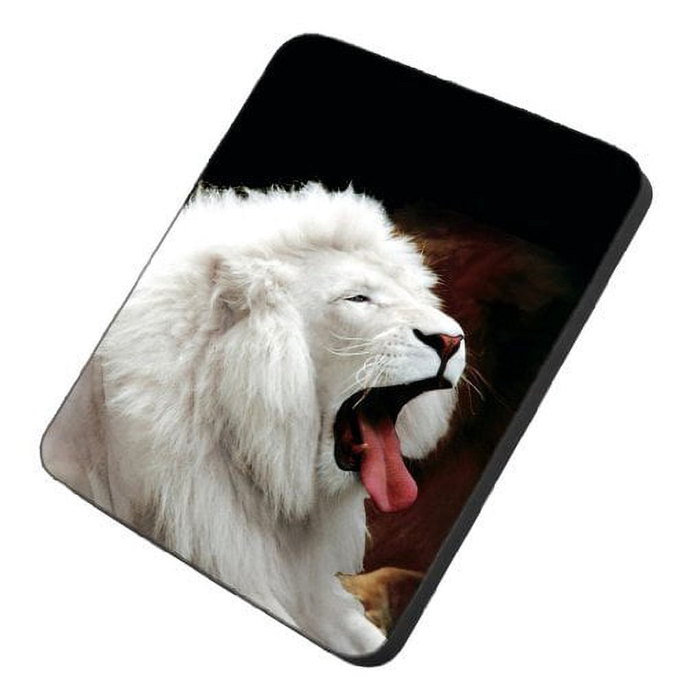 White Lion Yawn Mouse pads Gaming Mouse Pad 9.84x7.87 inches - Walmart.com