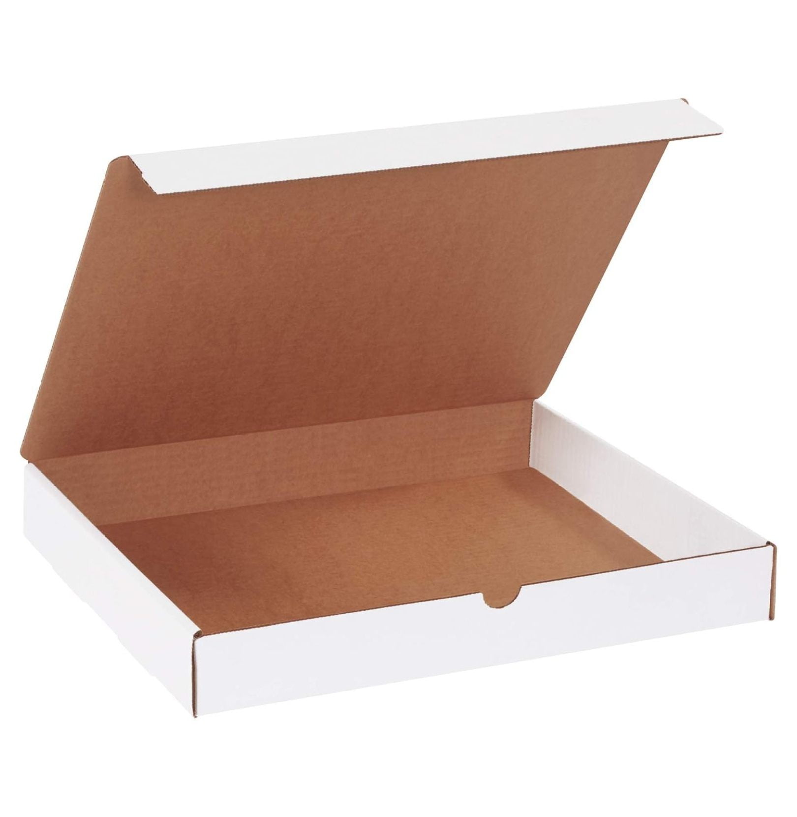 White Literature Corrugated Cardboard Mailing Boxes, Pack of 50, Crush ...