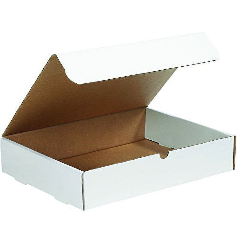 White Literature Mailing Boxes, 15 1/8 X 11 1/8 X 3 Inches, Pack Of 50 ...