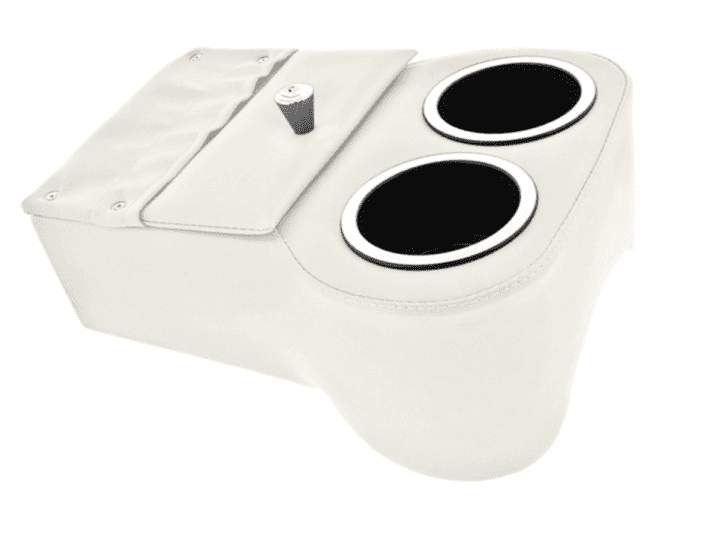 White Low Rider Shorty Universal Musclecar Hotrod Floor Console Classic ...