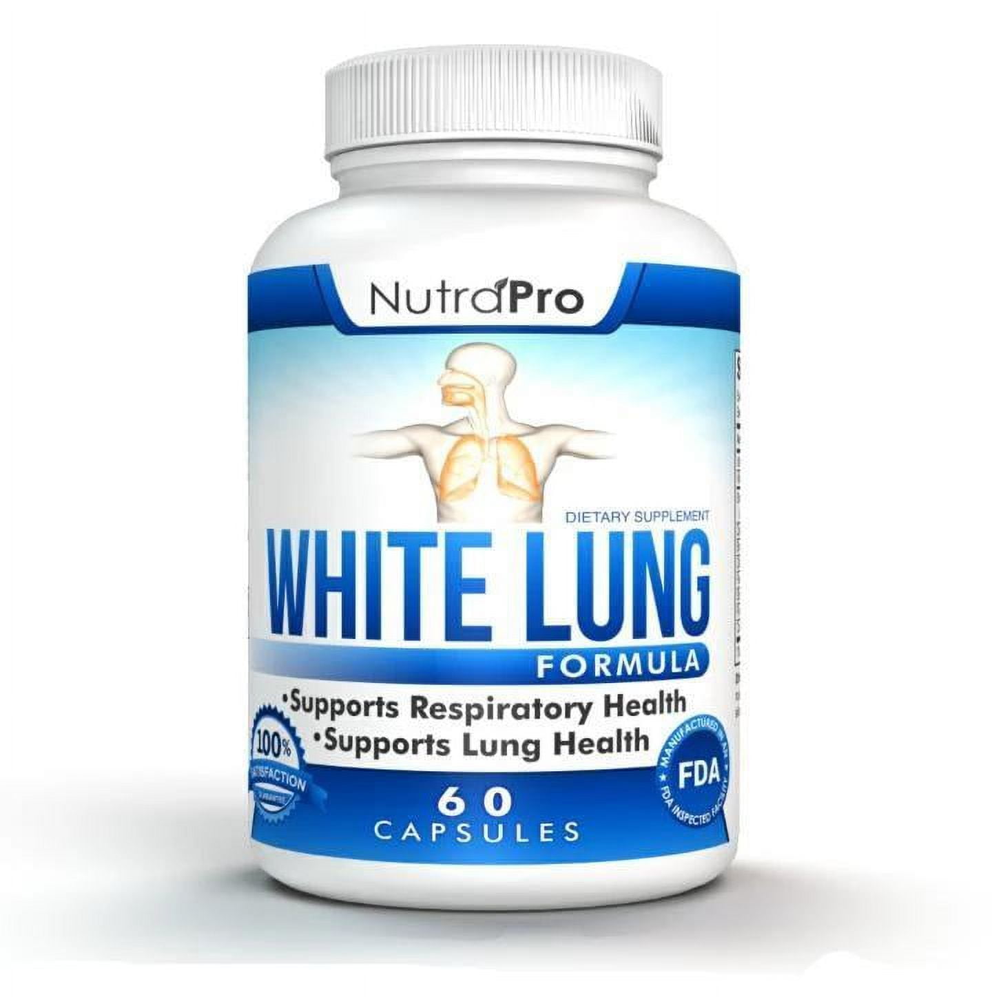 NutraPro White Lung Cleanse, Natural Lung Detox Supplement, Respiratory ...