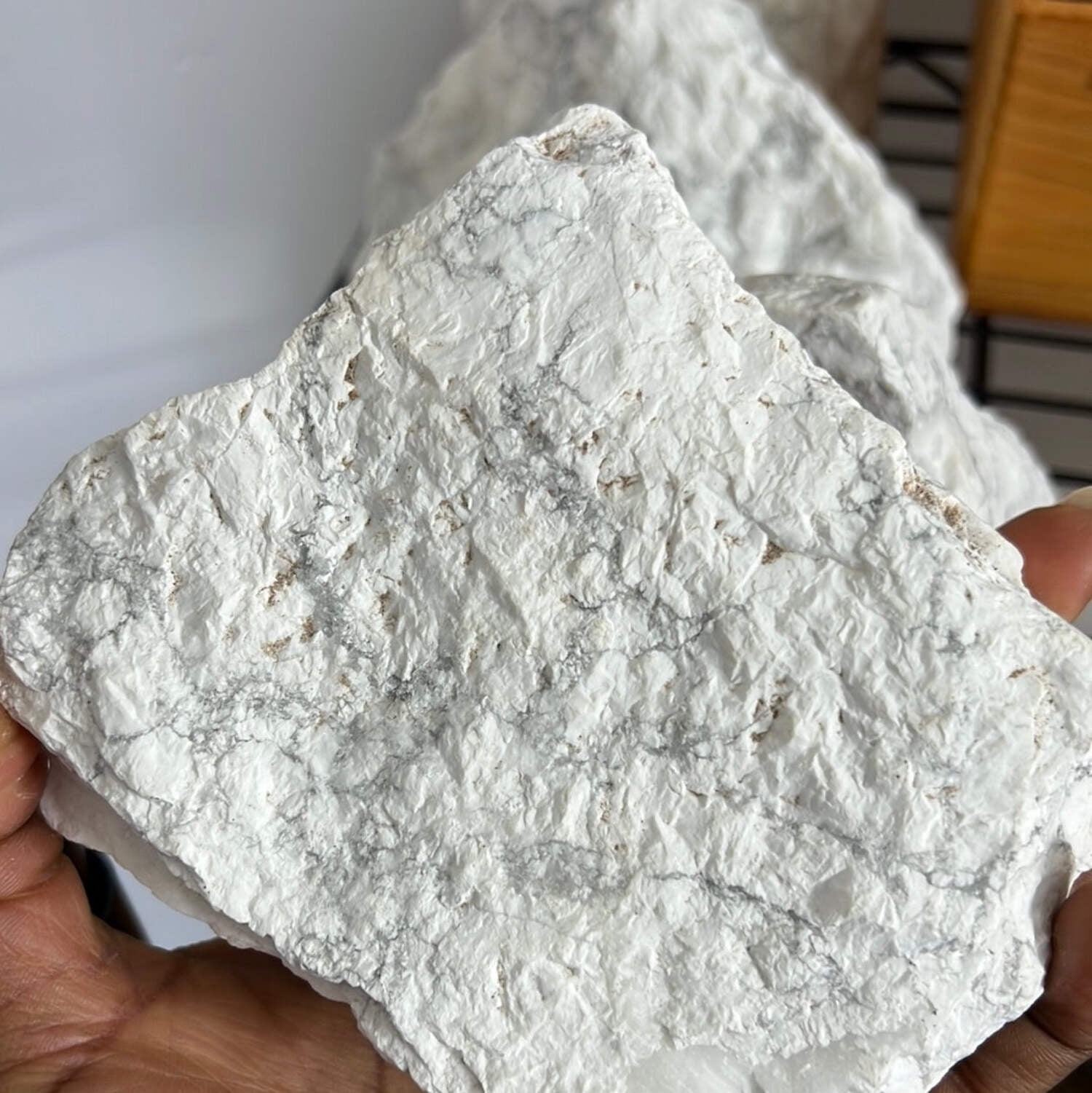 White Magnesite raw stone - Walmart.com