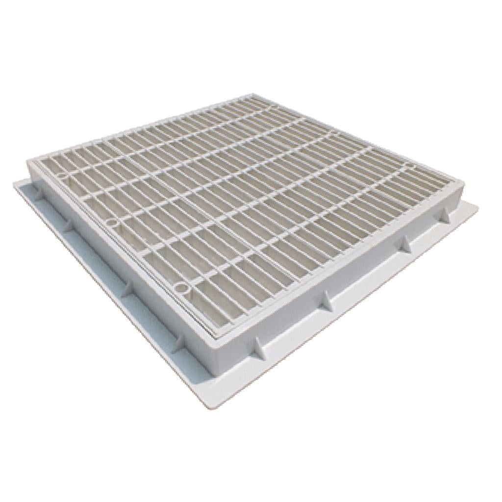 White Main Drain Cover , corrosion Design, Suction and Dual Suction ...
