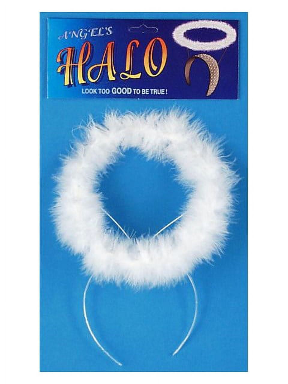White Marabou Halo - Walmart.com