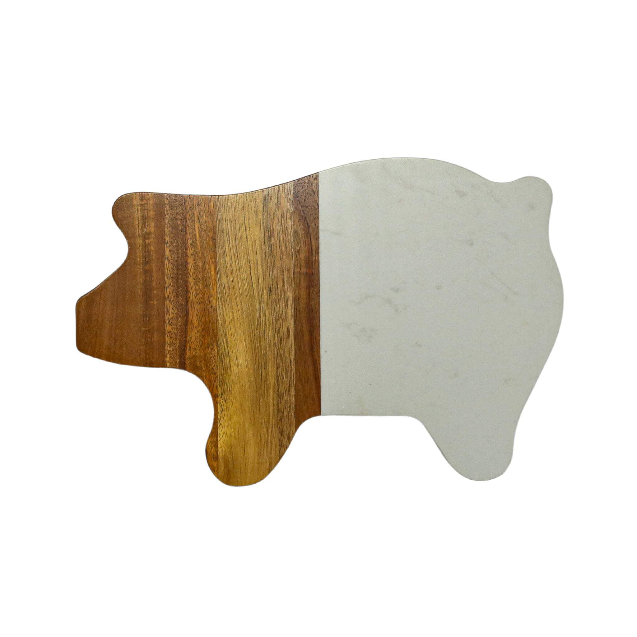 White Marble/Acacia Wood Pig Board - Walmart.com