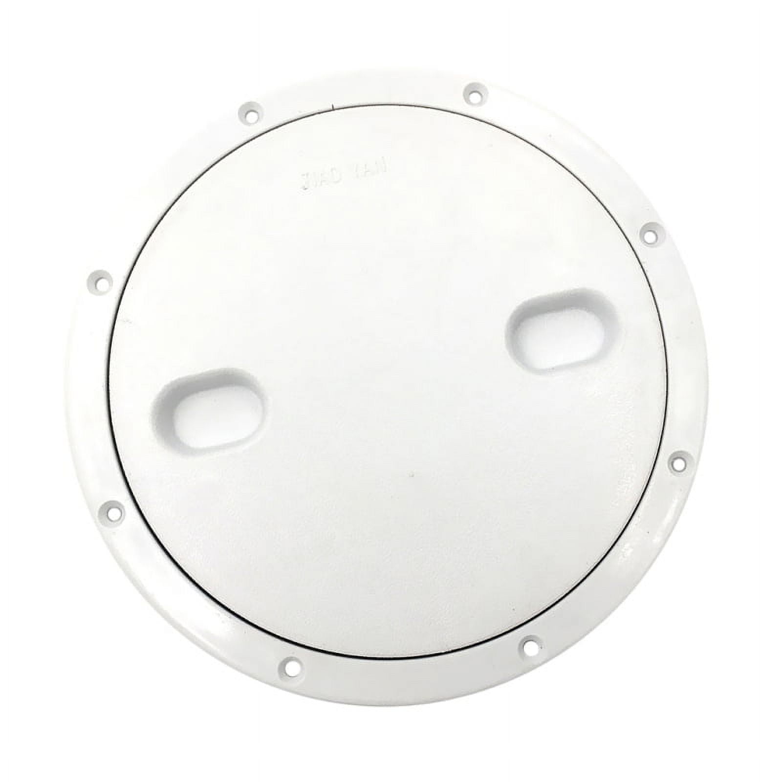 White Marine/Boat Screw Down Deck Access Plate Universal - Walmart.com