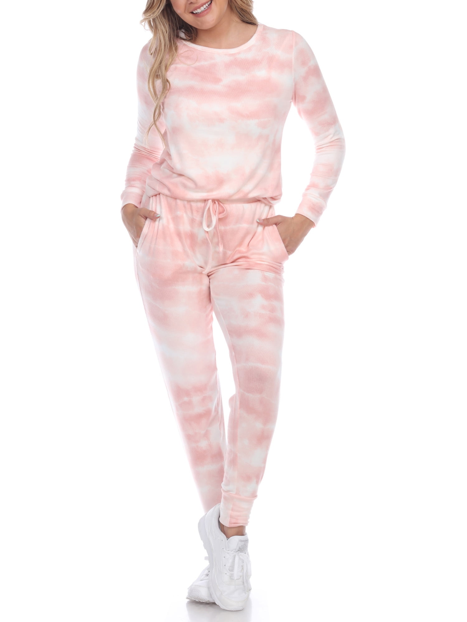 White Mark Women's 2 Piece Lounge Set - Walmart.com