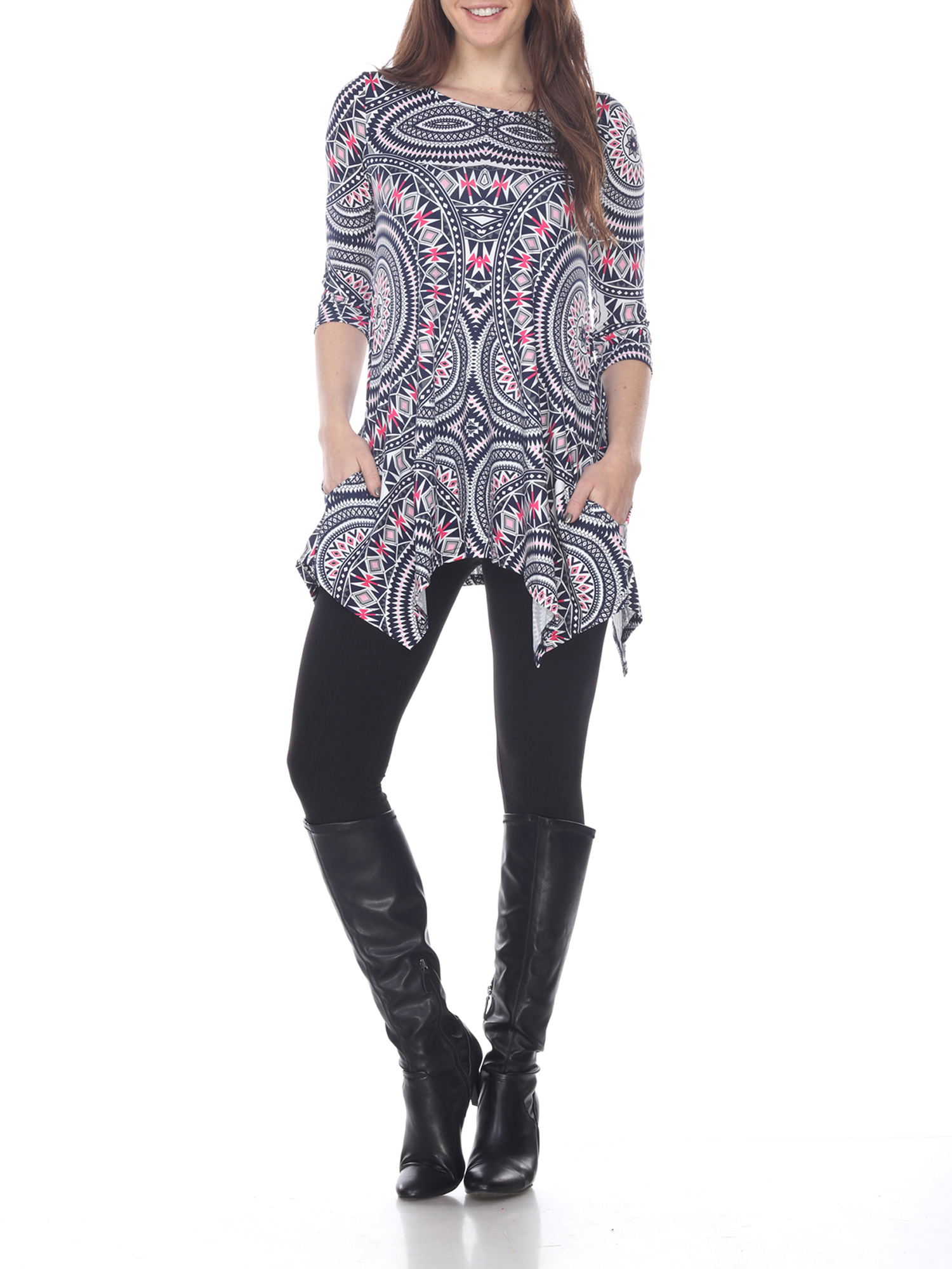 White Mark Women's Maji Tunic Top - Walmart.com