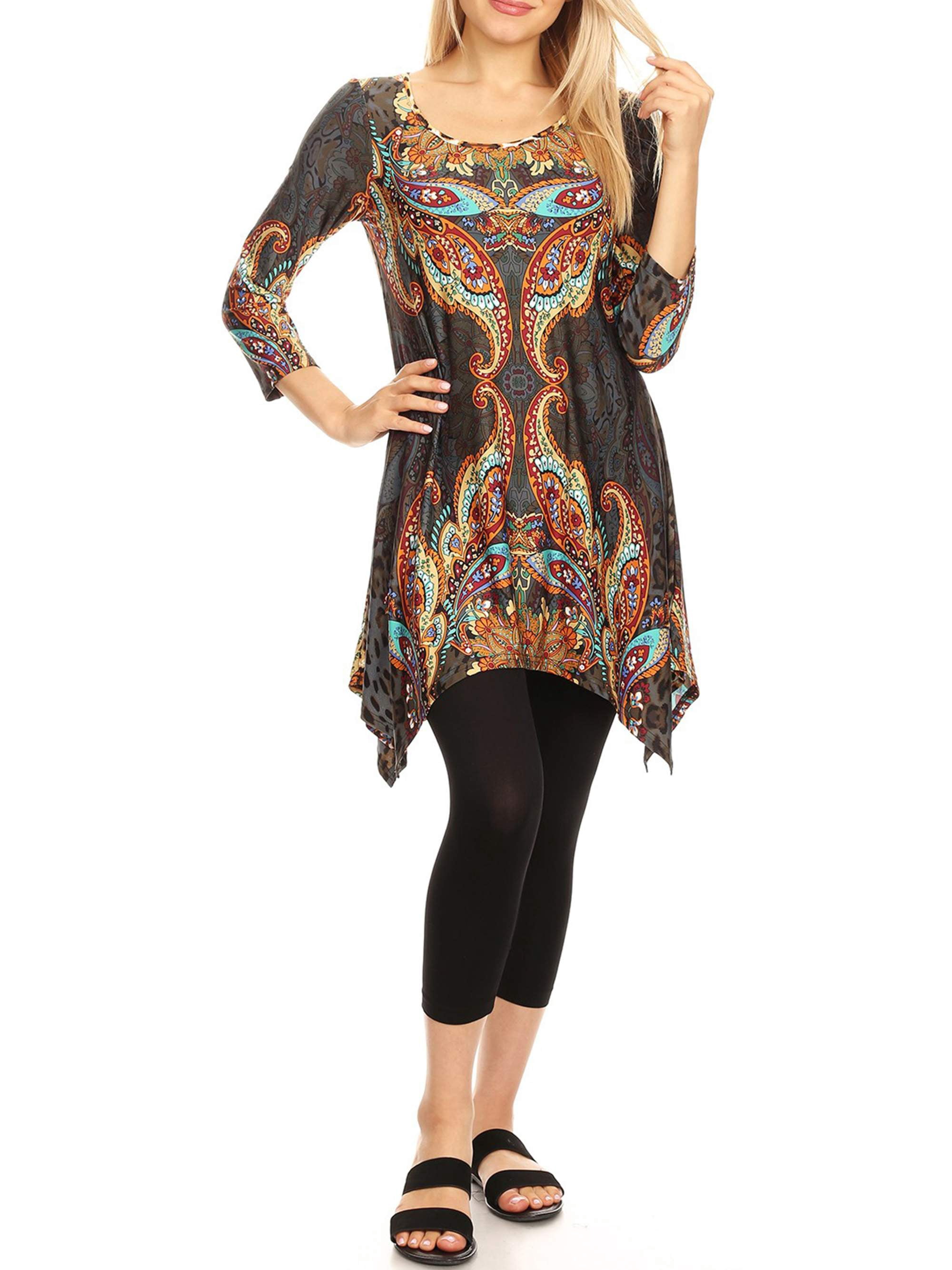 White Mark Women's Marlene Tunic Top - Walmart.com