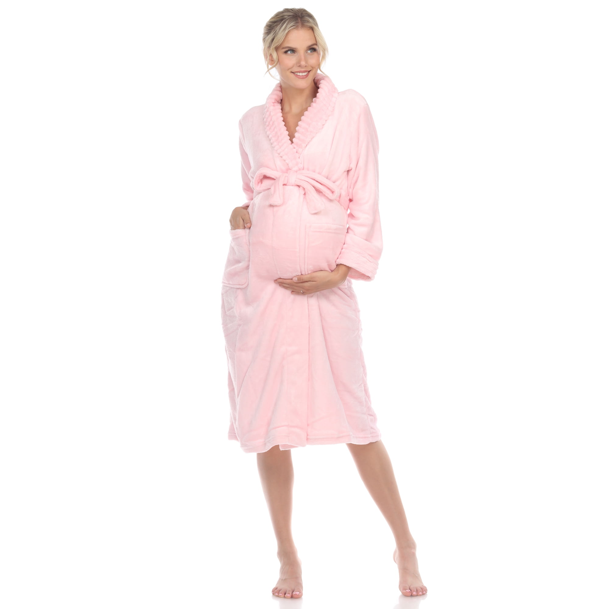White Mark Women's Maternity Lounge Robe - Walmart.com