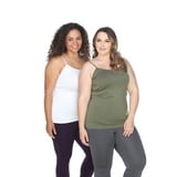 White Mark Women's Plus Size Tank Tops (Pack of 2) - Walmart.com