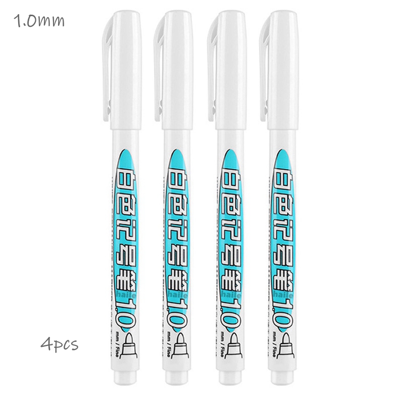 White Marker Pen Alcohol Paint Oily Waterproof Tire Painting Graffiti ...