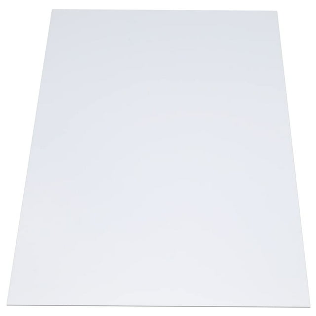 White Matte/Matte Rigid Vinyl Sheet - .010 Inches (10Mil) Thickness X ...