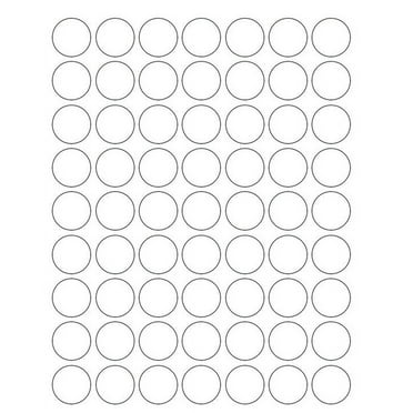 Royal Green Round Sticky Labels to Write on Inventory and Labeling ...