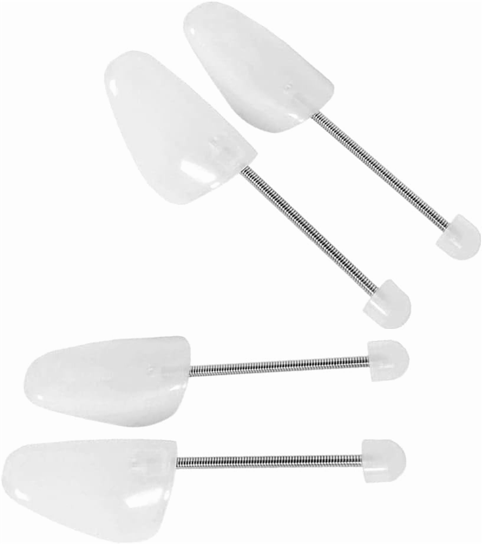 White Mens and Womens Traditional Plastic Flexible Shoe Tree Shaper ...