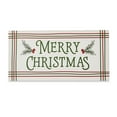 Holiday Time White Merry Christmas Box Sign - 6 x 1 x 3 Inch - Walmart.com