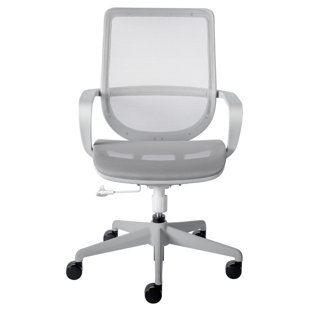 White Mesh Office Chair with Metal Frame - Walmart.com