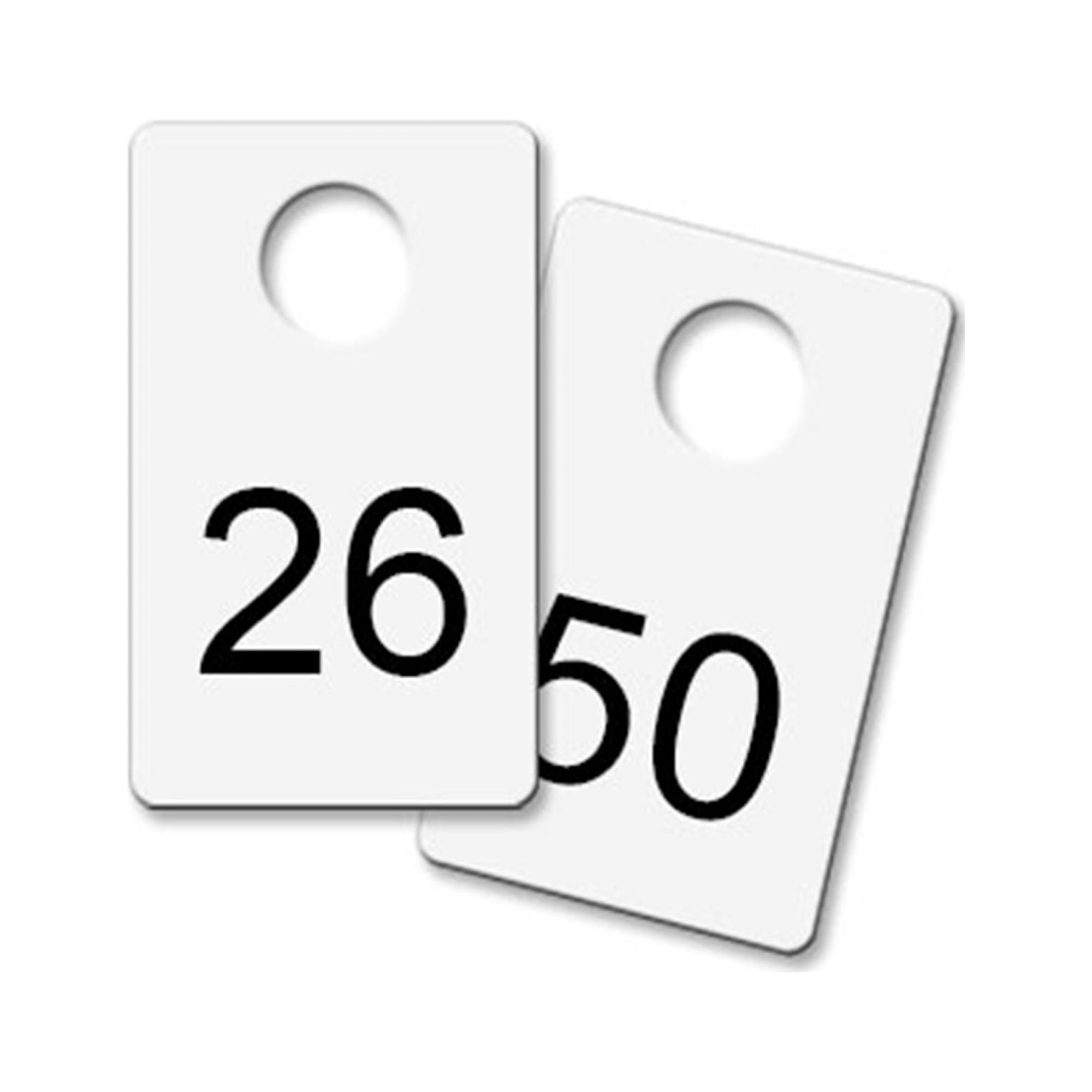 White Metal Coat Check Tags - Walmart.com