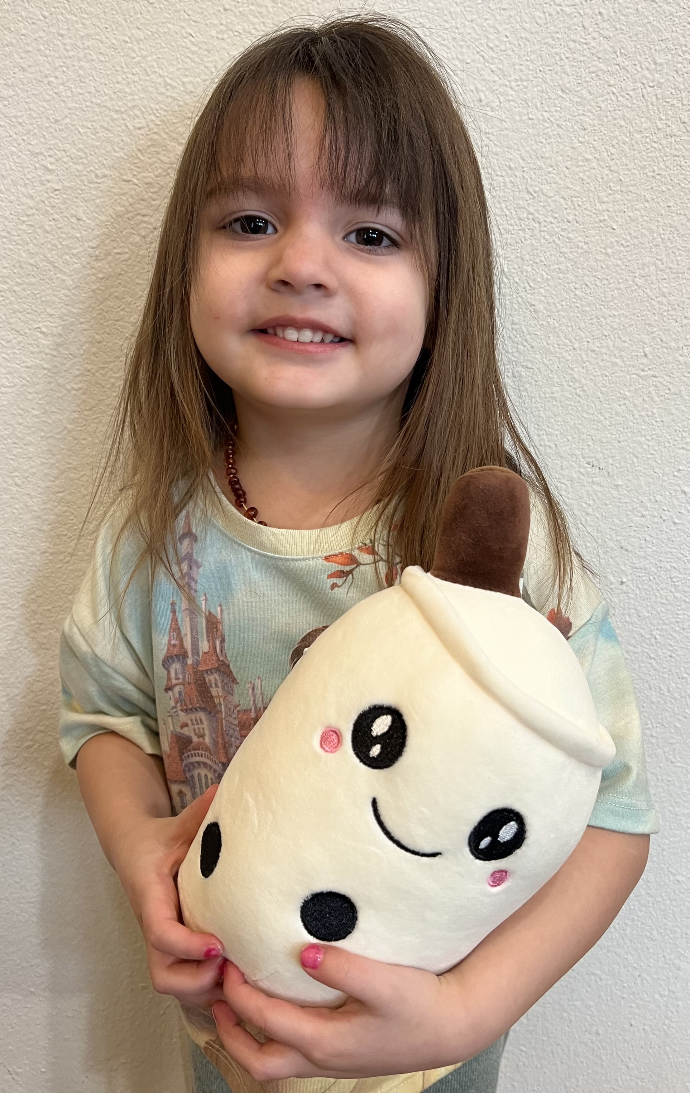 White Milk Boba Plush Doll Happy White // 9.5 Inches // Super Soft ...