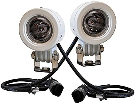 White Mini High Output LED Marine Lights Spot Sail Boat Jet Yacht ...